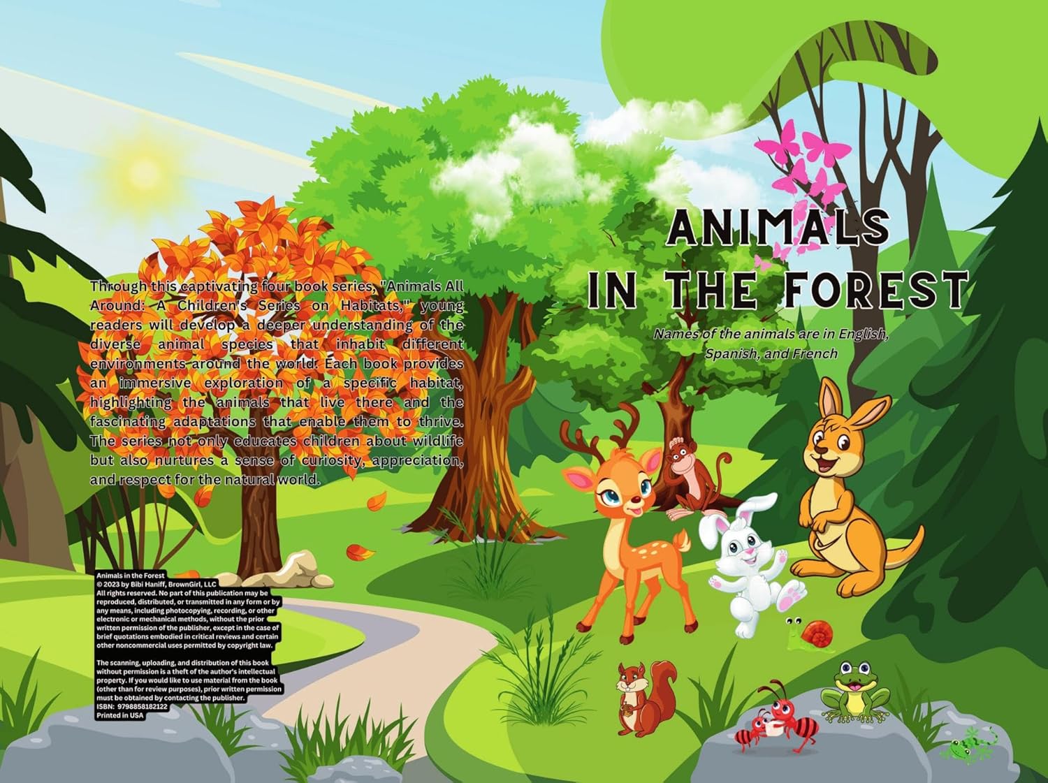 Amazon.com: Animals in the Forest : Early Learning Language book ...