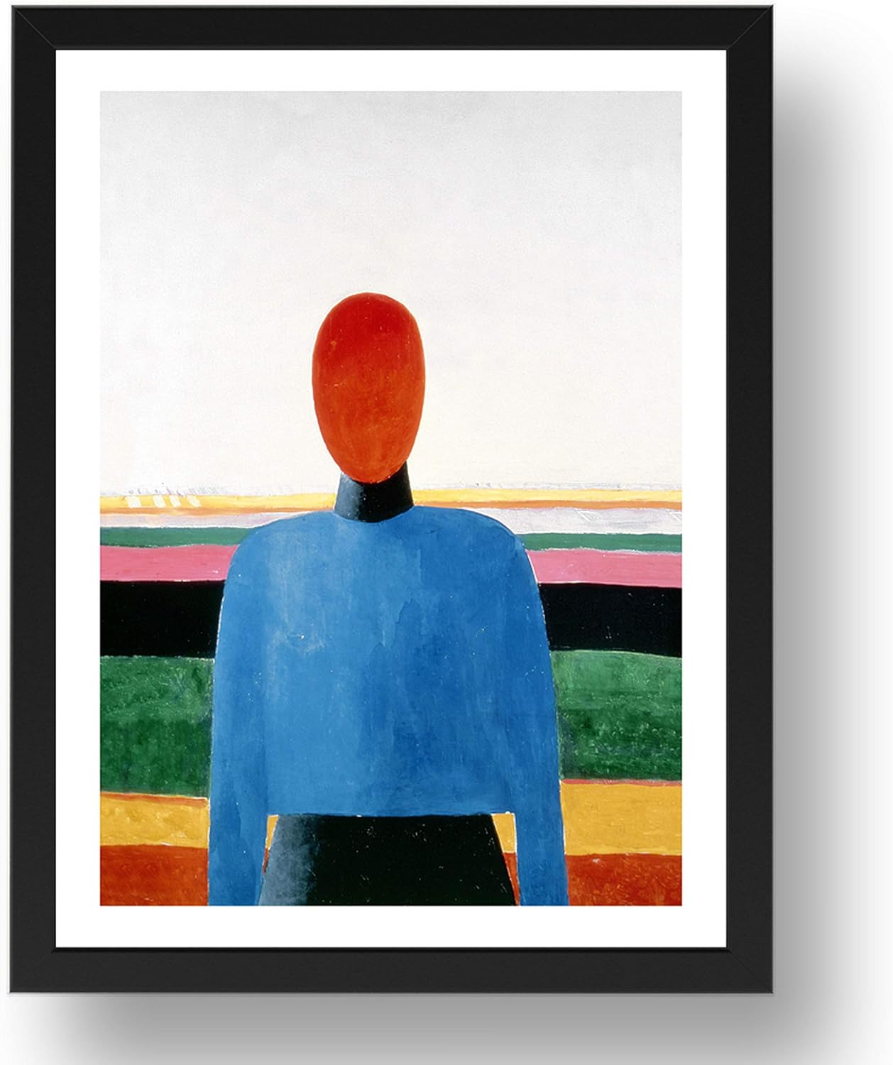 Amazon.com: Period Prints red man by Kazimir Malevich, vintage art ...