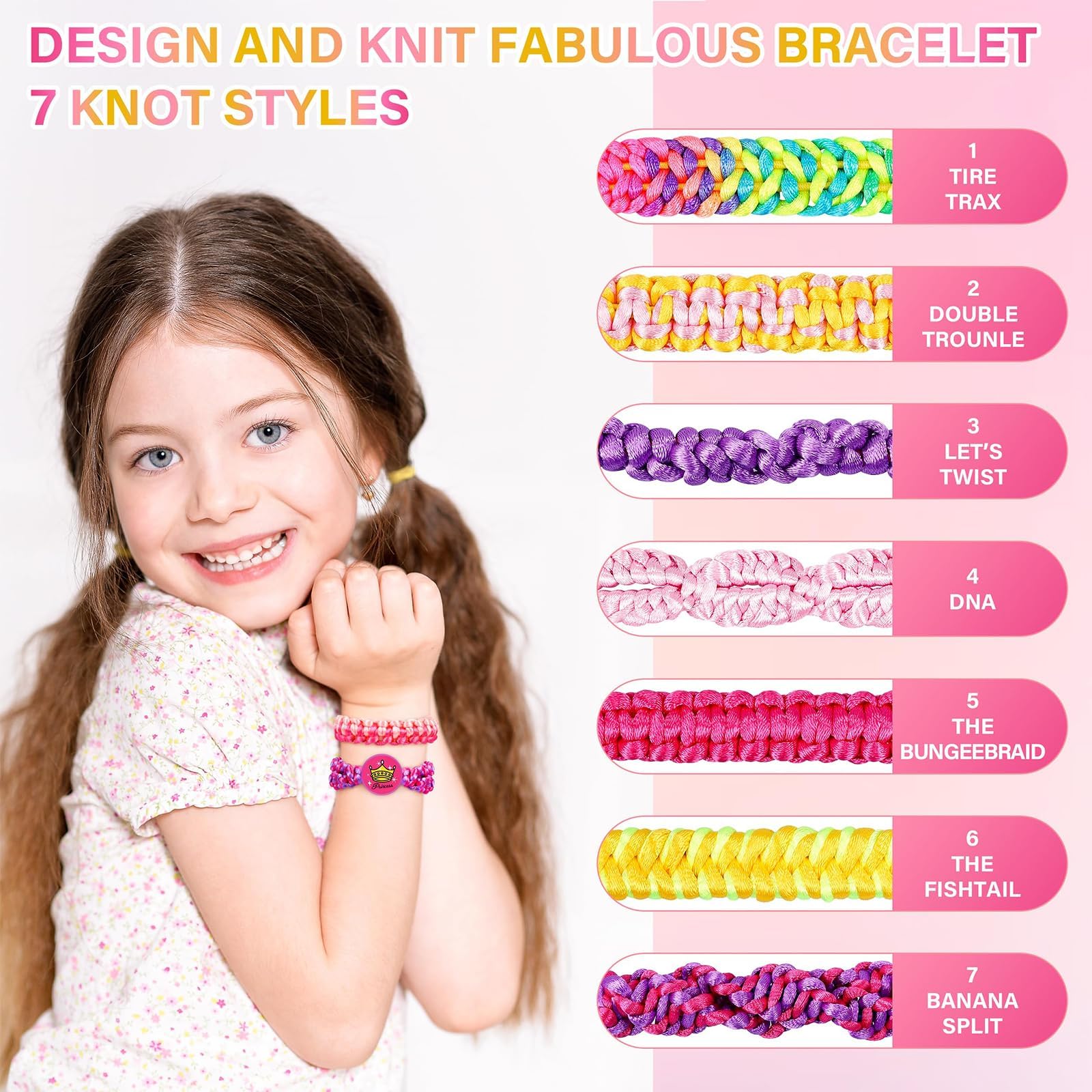 Bracelet Making Kit, Friendship Bracelet Making Kit, Loom Bands Kits ...