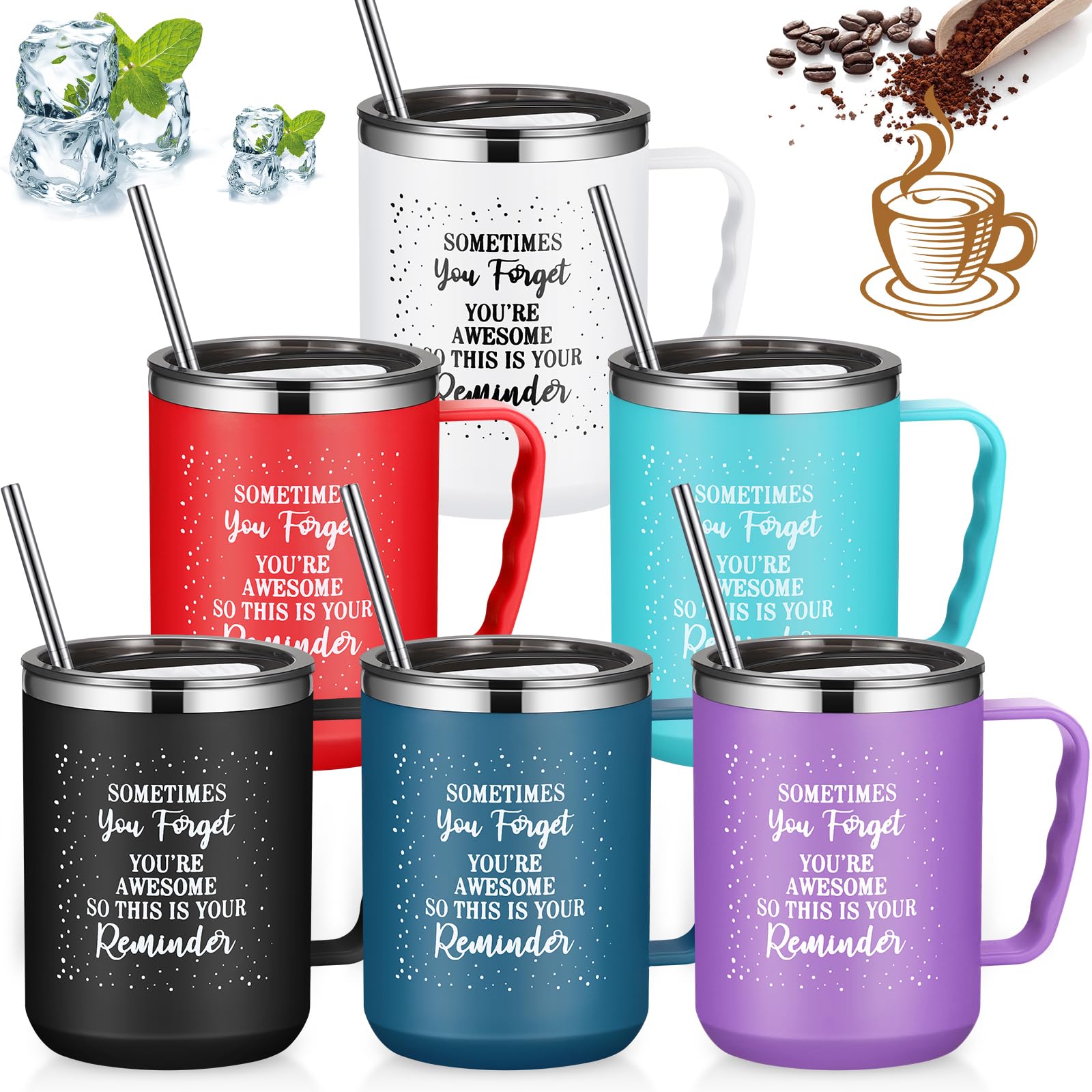 Amazon.com | Umigy 6 Pcs Employee Appreciation Coffee Mug Gift Bulk ...