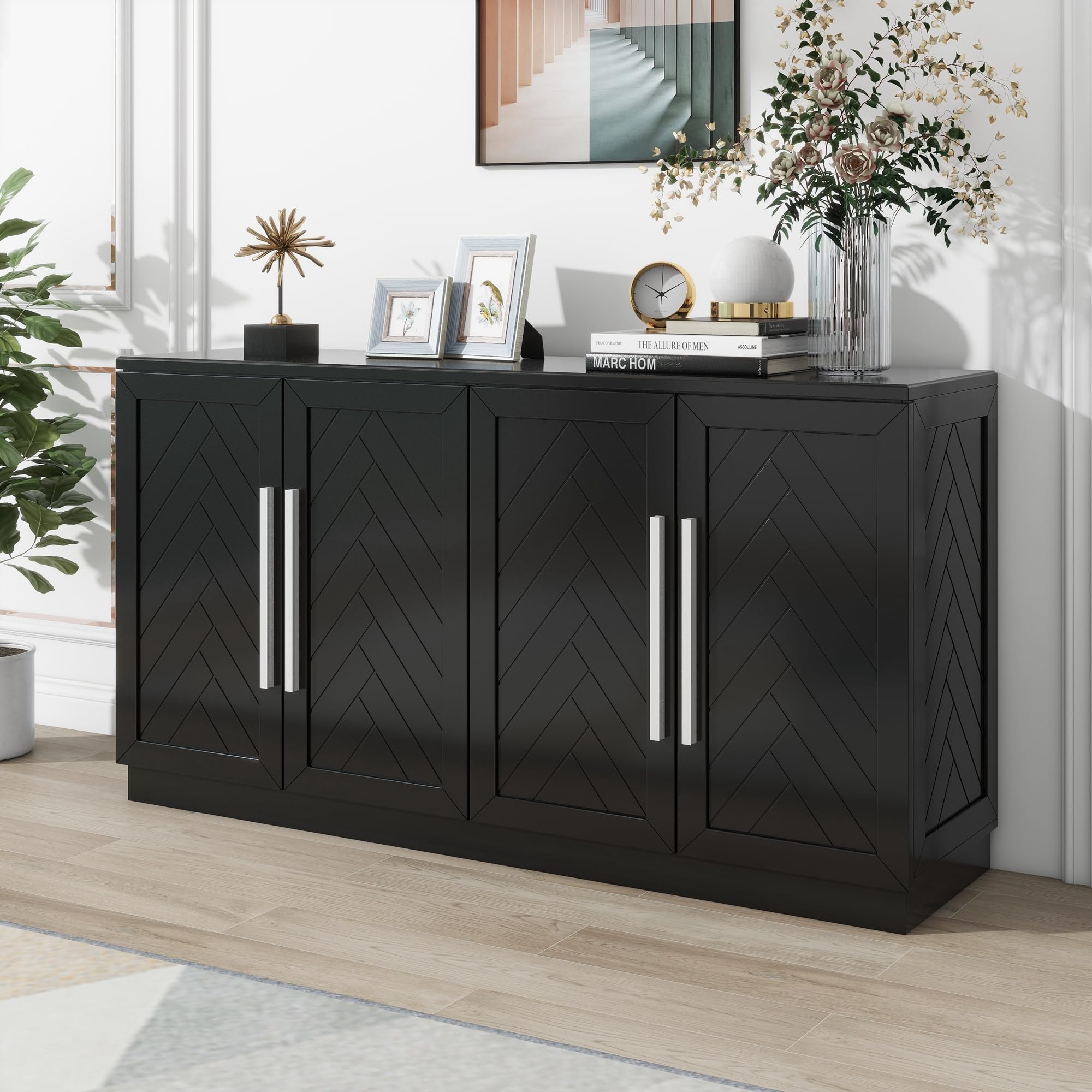 Amazon.com - Ball & Cast 60.1" Sideboard Buffet Cabinet with Storage ...