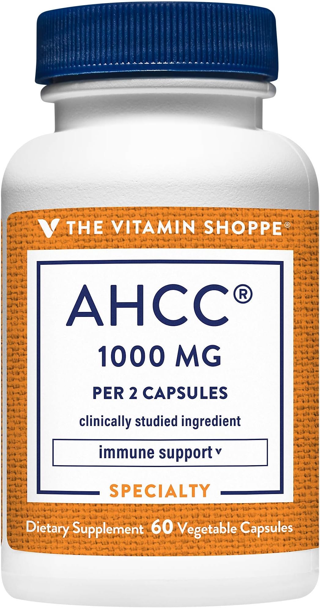 Amazon.com: The Vitamin Shoppe AHCC - 500 MG - for Immune Support (60 ...