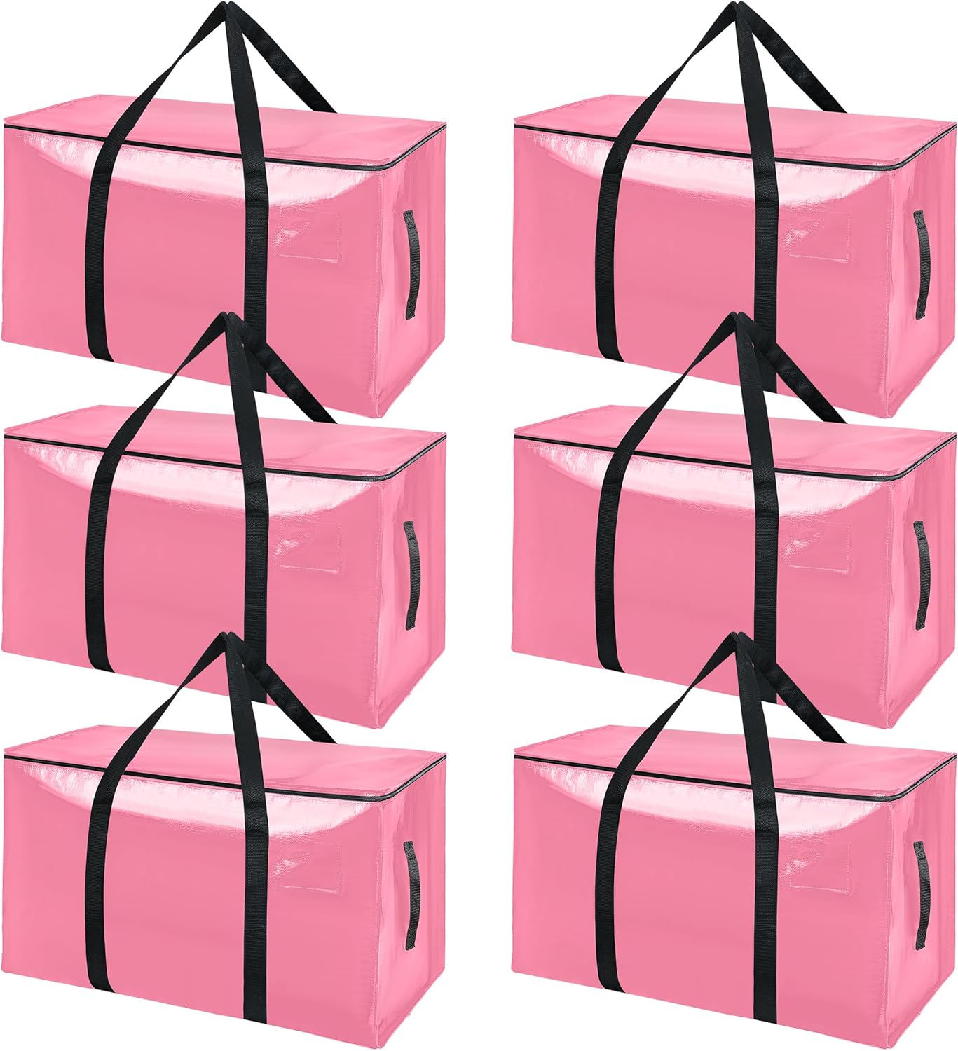 Amazon.com: 6 Pack Moving Bags Heavy Duty Storage Bags With Zippers And ...