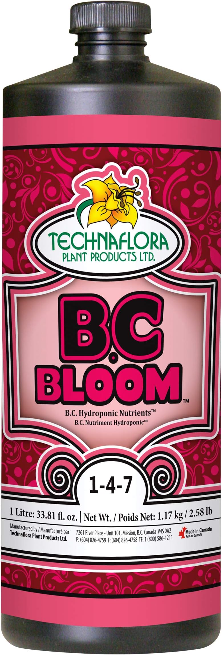 Amazon.com : Technaflora GL56720540 B.C. Boost, 1 L fertilizers, 1 ...