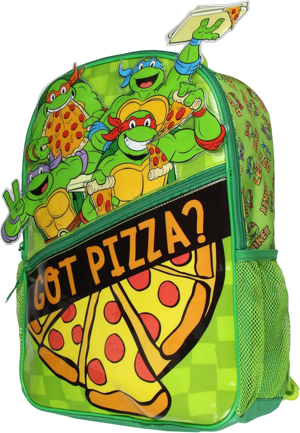 Amazon.com | Teenage Mutant Ninja Turtles Backpack TMNT Got Pizza ...