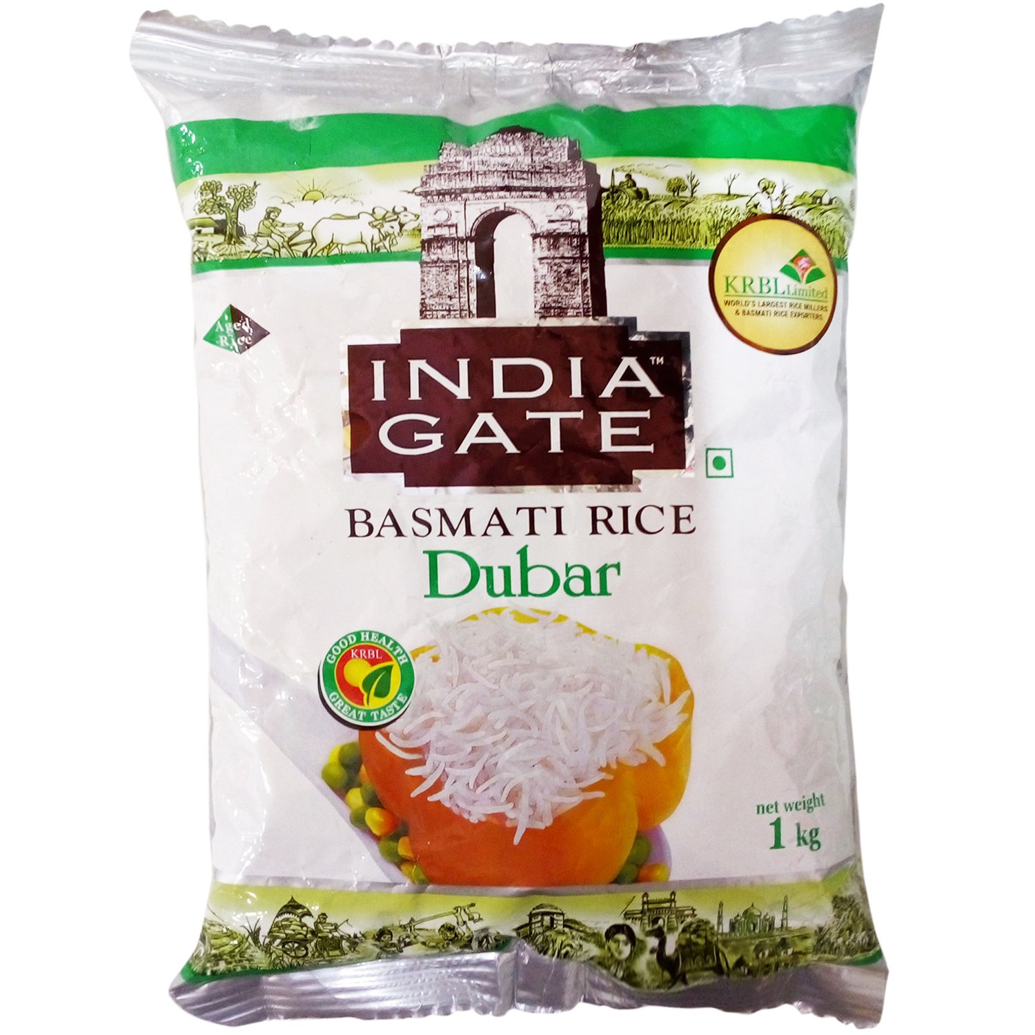 India Gate Basmati Rice - Dubar, 1kg Pack : Amazon.in