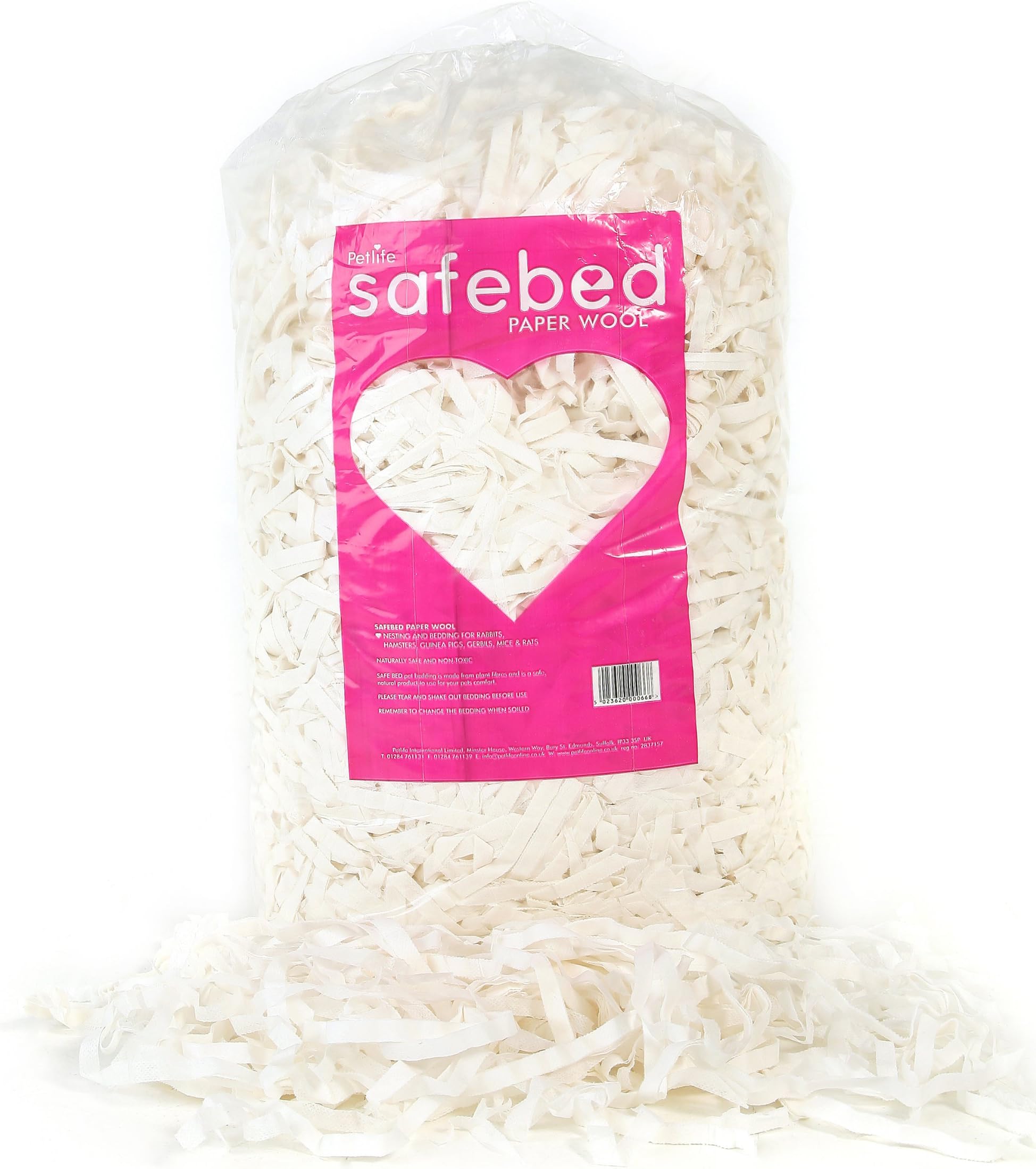 Safebed Paper Wool Petlife Small Animal Bedding for Rabbit, 2 Kg ...