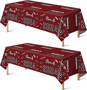 Amazon.com: OHOME Maroon Graduation Decorations Class of 2024 ...