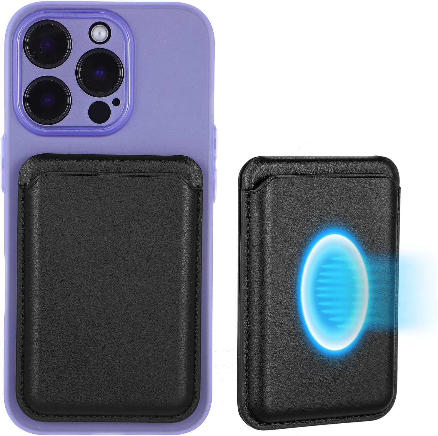 Amazon.com: Gjinxi Magnetic Wallet, Adjustable Stand Magnetic Phone ...