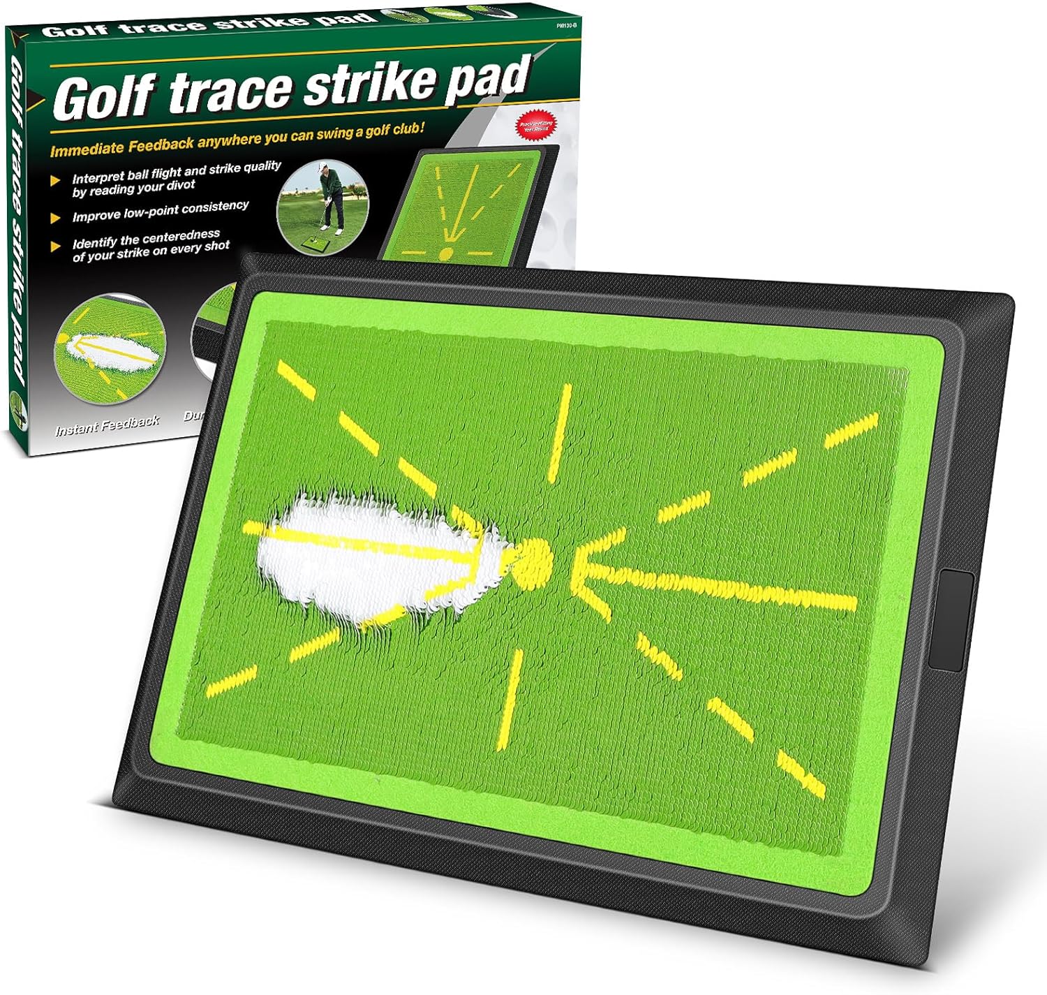 SWINGTEK Golf Swing Mat, Heavy Duty Divot Board, 12 * 17 INCH Golf ...