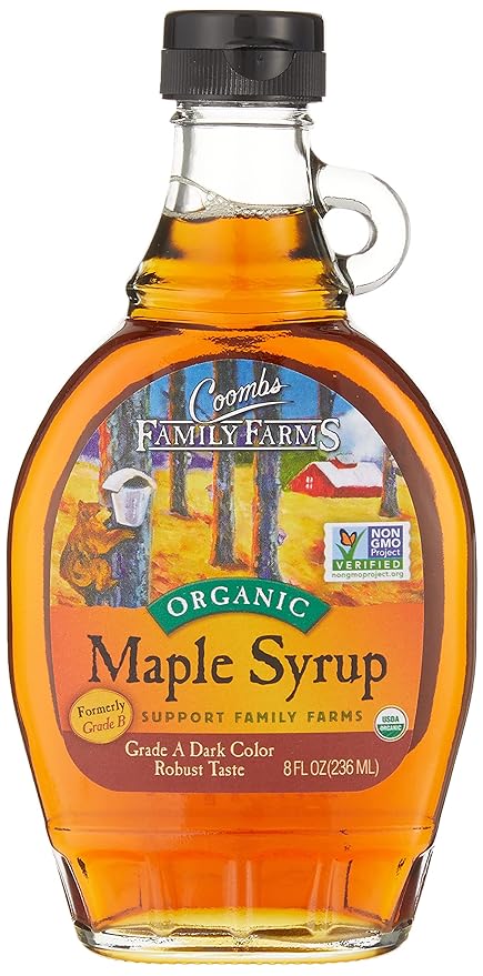 Amazon.com : Coombs Family Farms - Organic Maple Syrup Grade B - 8 oz ...