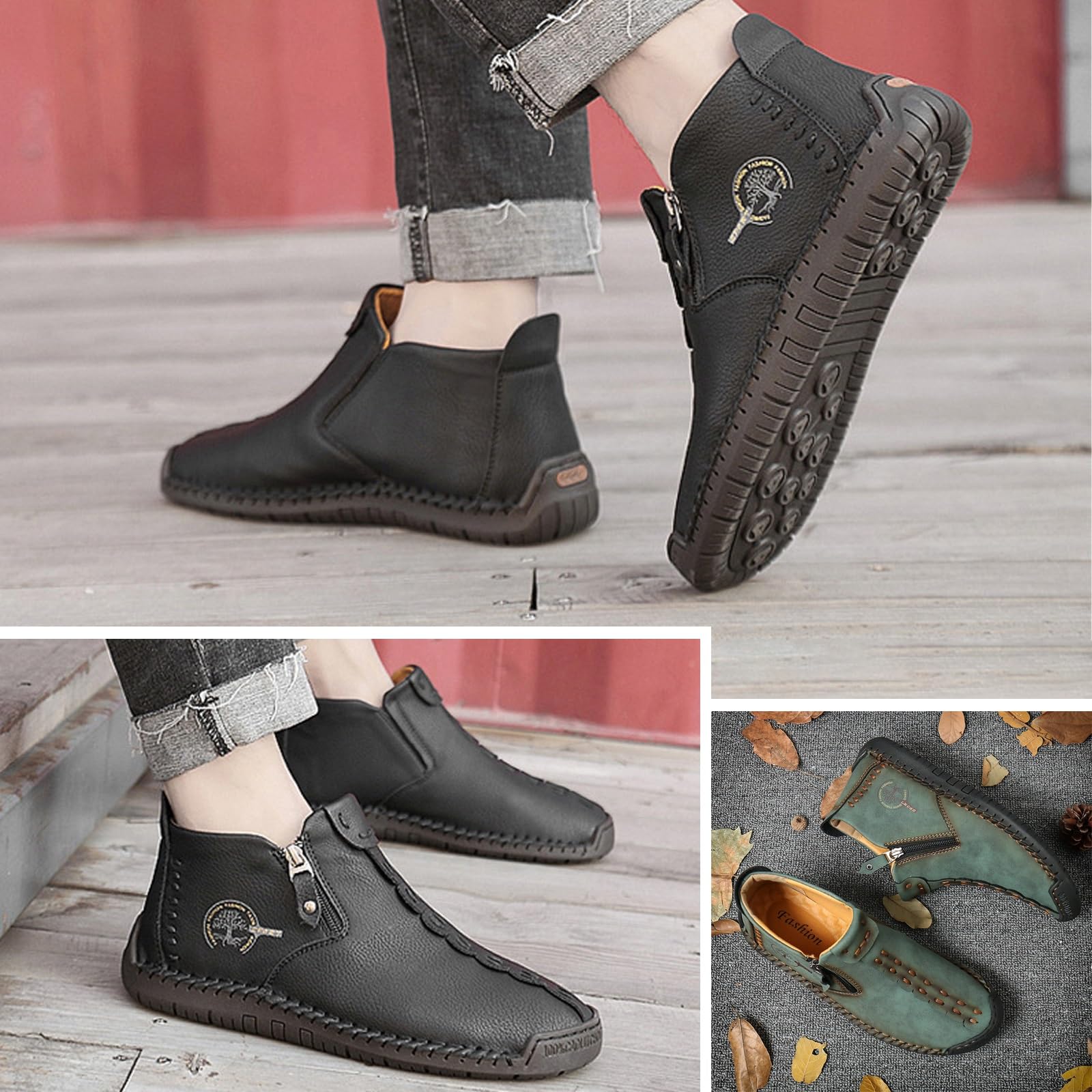 Orthopedic Boot Phanile Men's Waterproof Walking Shoes - Orthopedic ...