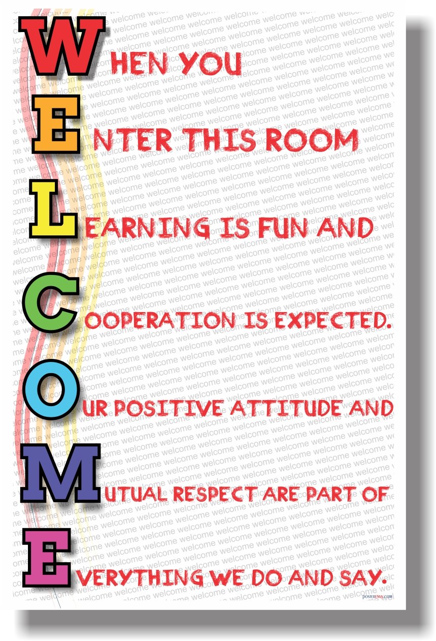 Amazon.com: Welcome - When You Enter This Room (rainbow) - NEW ...