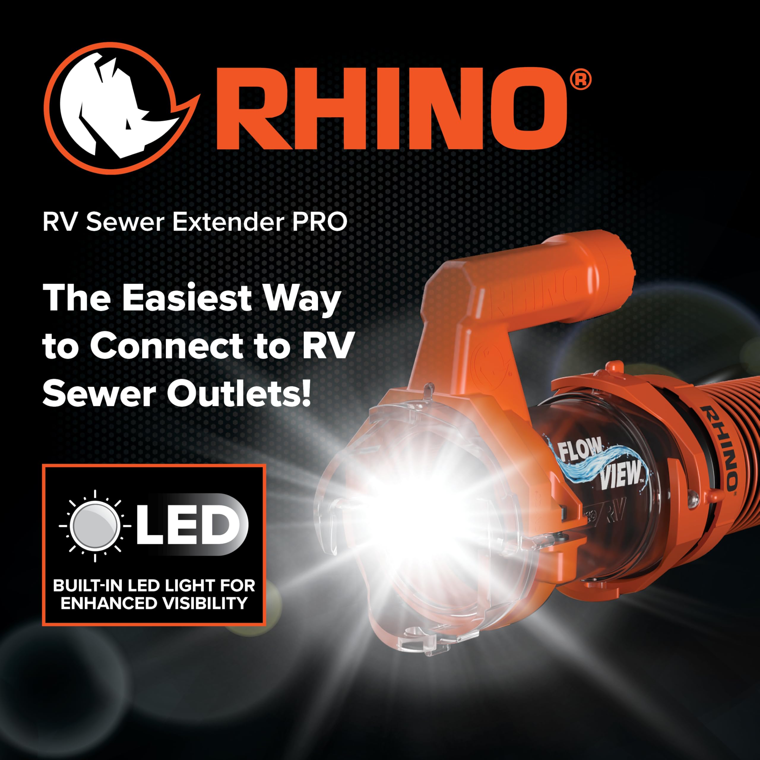 Snapklik.com : Camco Rhino RV Sewer Hose Extender PRO 5 Sewer Hose ...