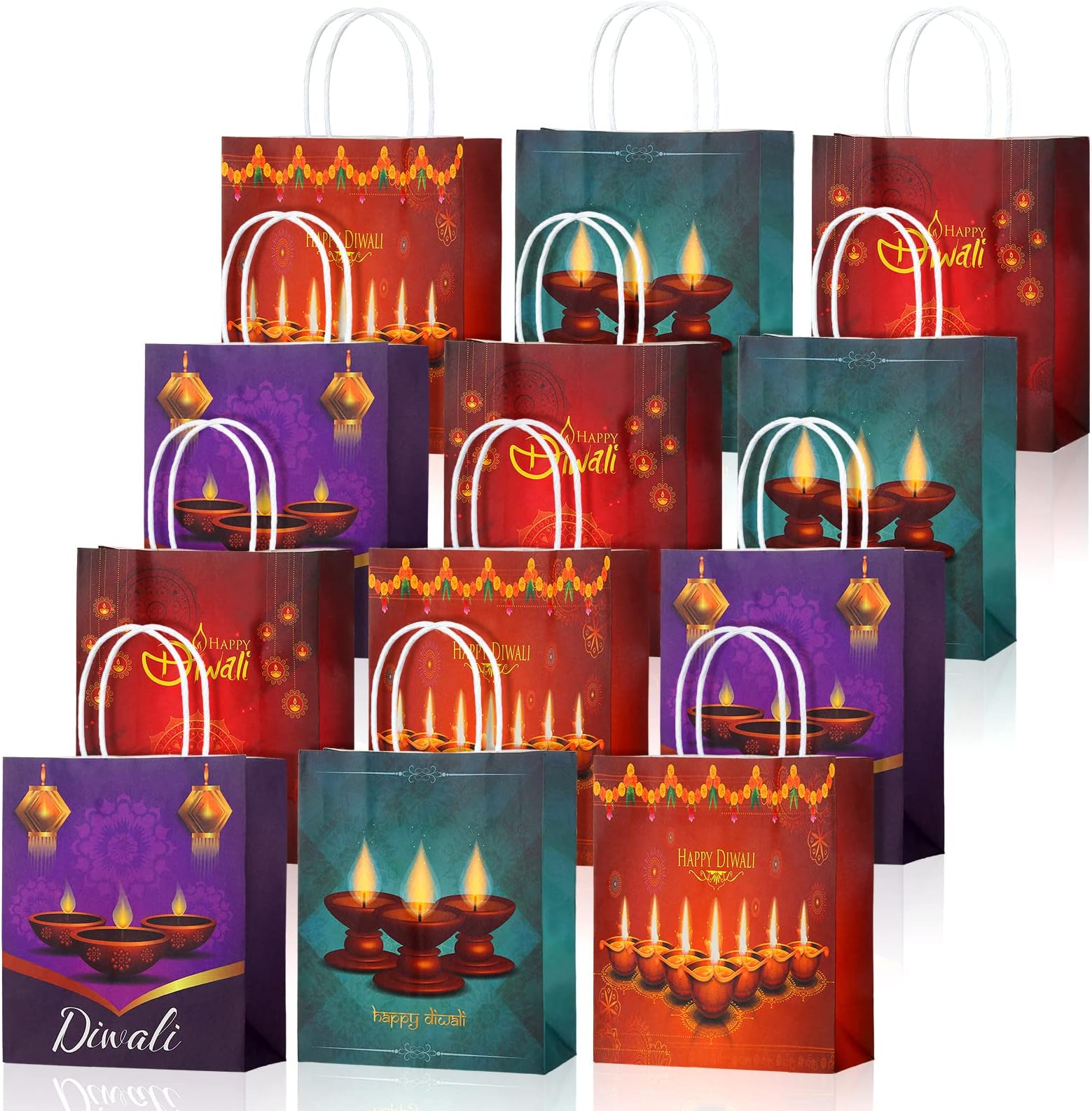 Set of 16 Diwali Theme Party Gift Packs Festival of Lights Birthday ...