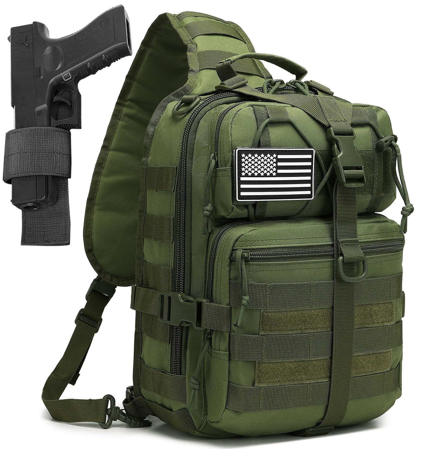 Snapklik.com : ATBP Tactical Crossbody Backpack Large Sling Pack