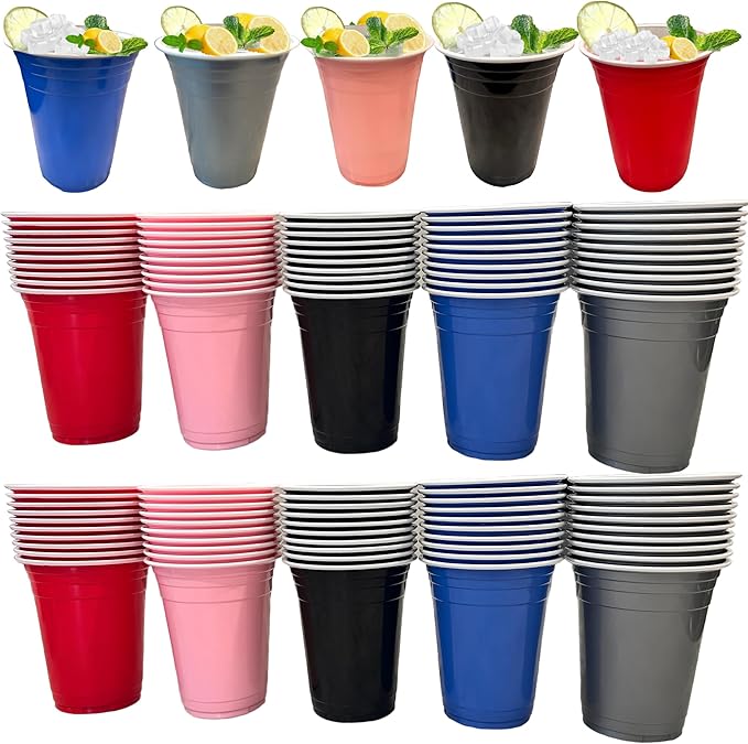 Amazon.com: Metazonix - Party Cups - Plastic Cups for Party ...