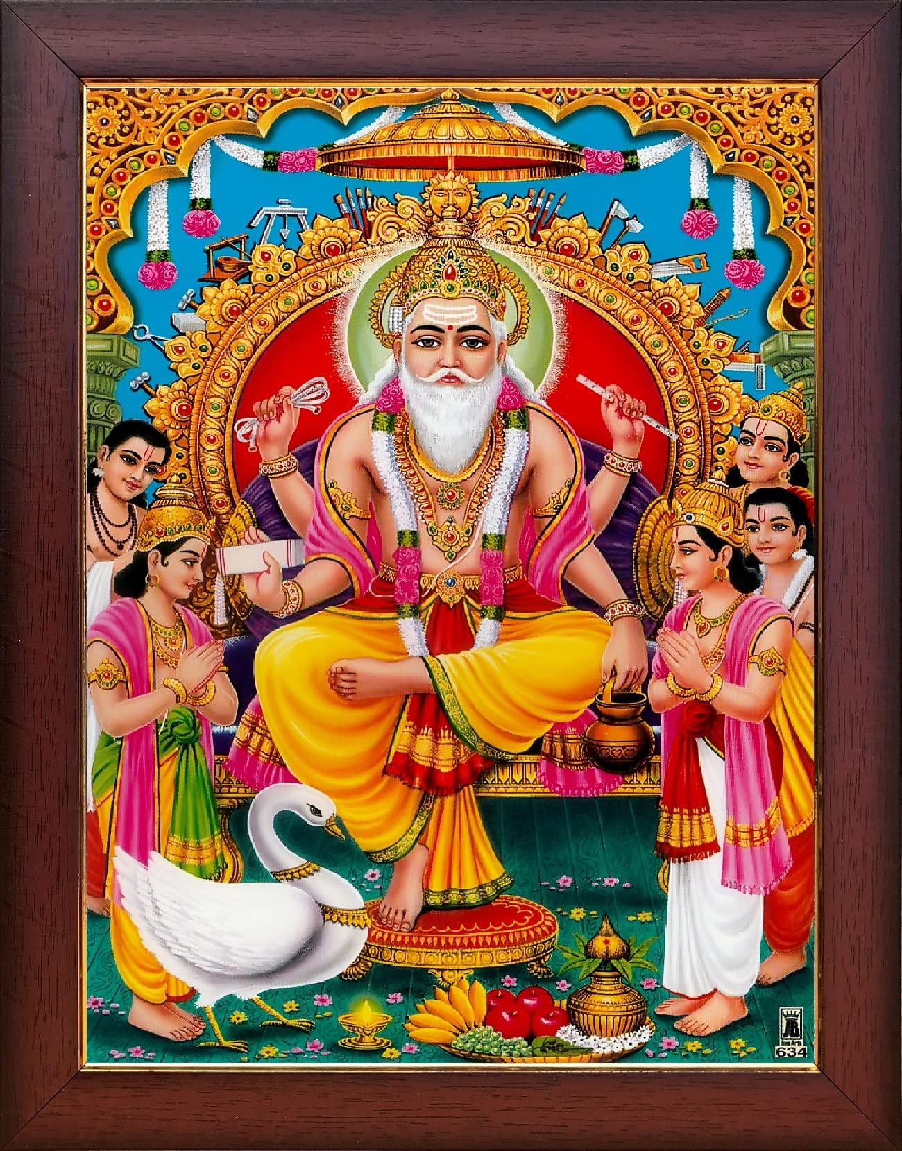 Garuda Photos - God Vishwakarma Photo Frame; Viswakarma; Vishwakarma ...