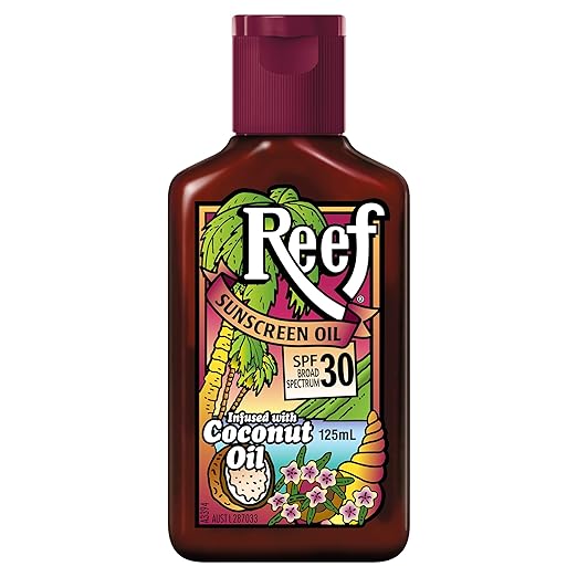 Amazon.com: Reef Dark Sun Tan Oil Coconut 125ml (SPF30+) : Beauty ...