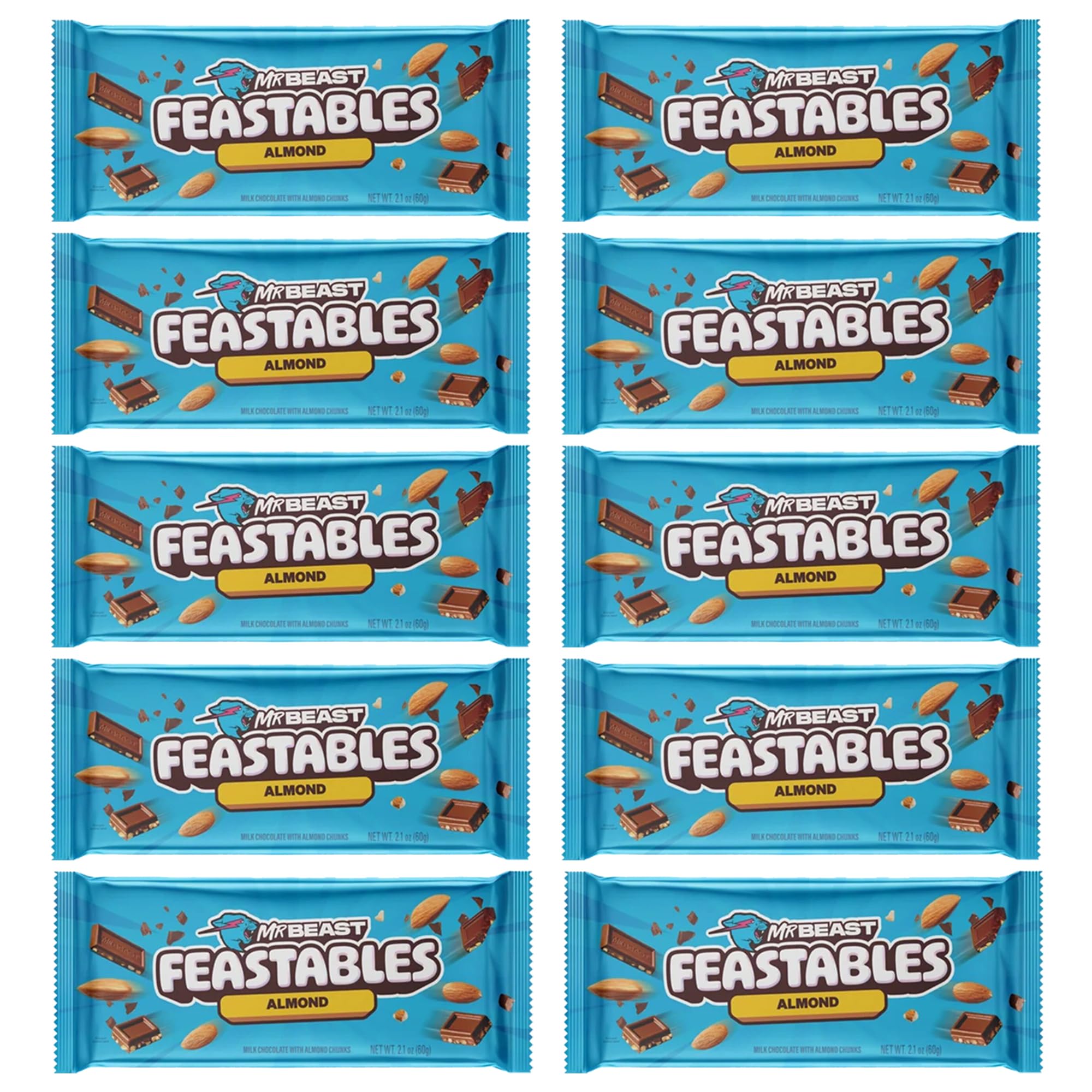 Feastables Mr Beast Milk Chocolate Bar, 06/16/2024