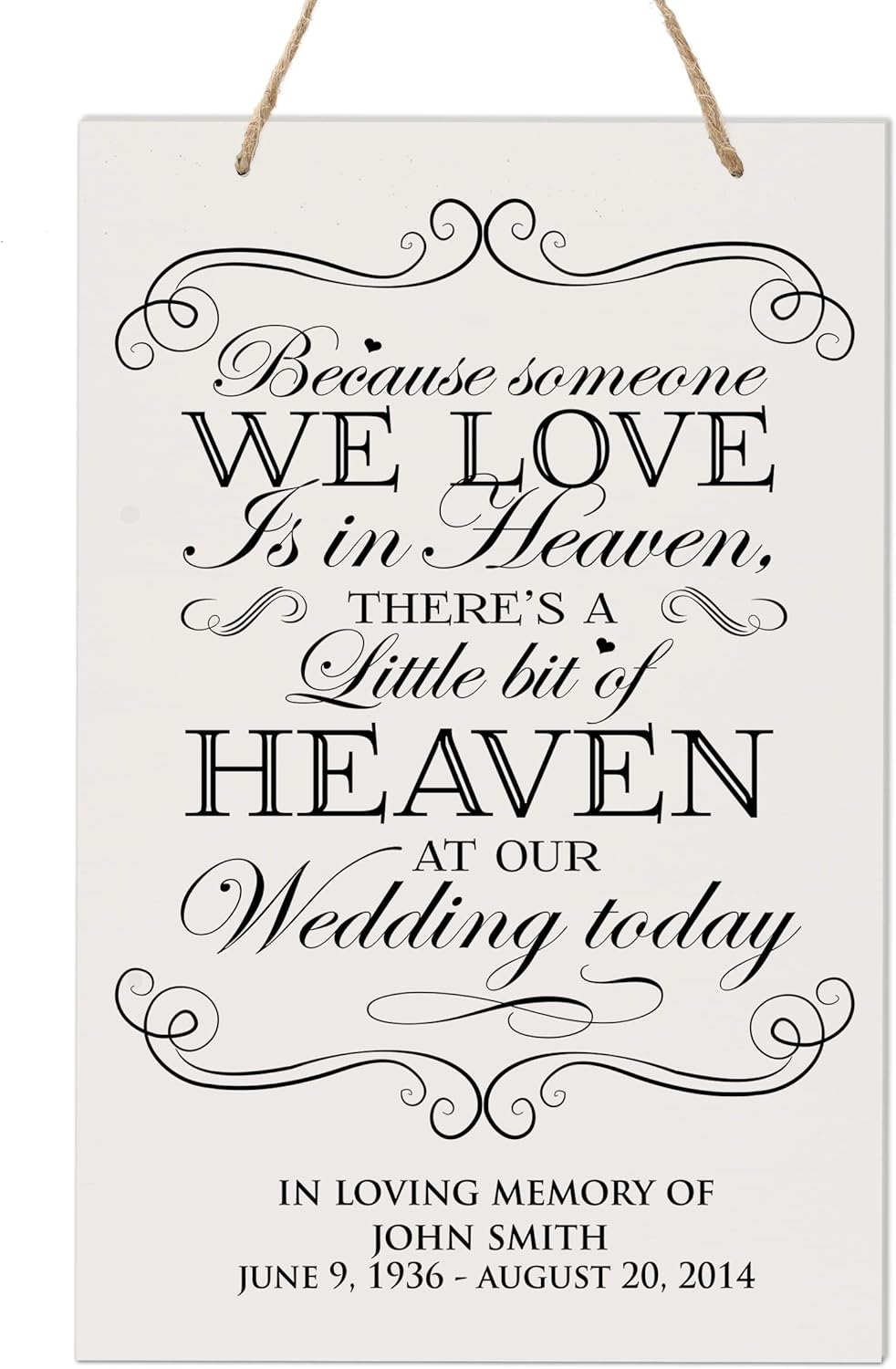 Amazon.com: LifeSong Milestones Personalized Memorial Wall Hanging ...