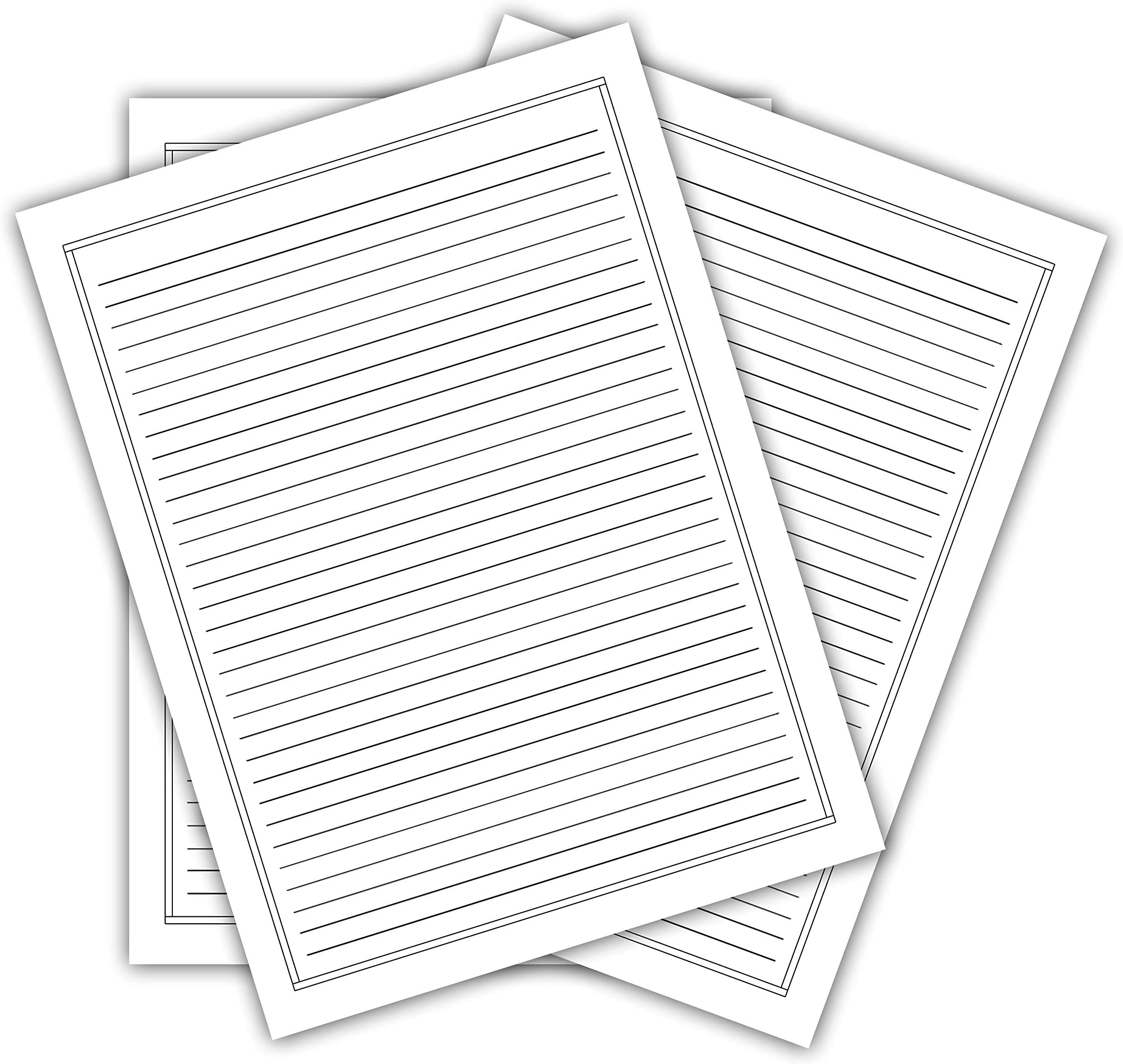 WAYTOBUY A4 60 Assignment Or Project 2 Line Black Border 70 GSM One ...