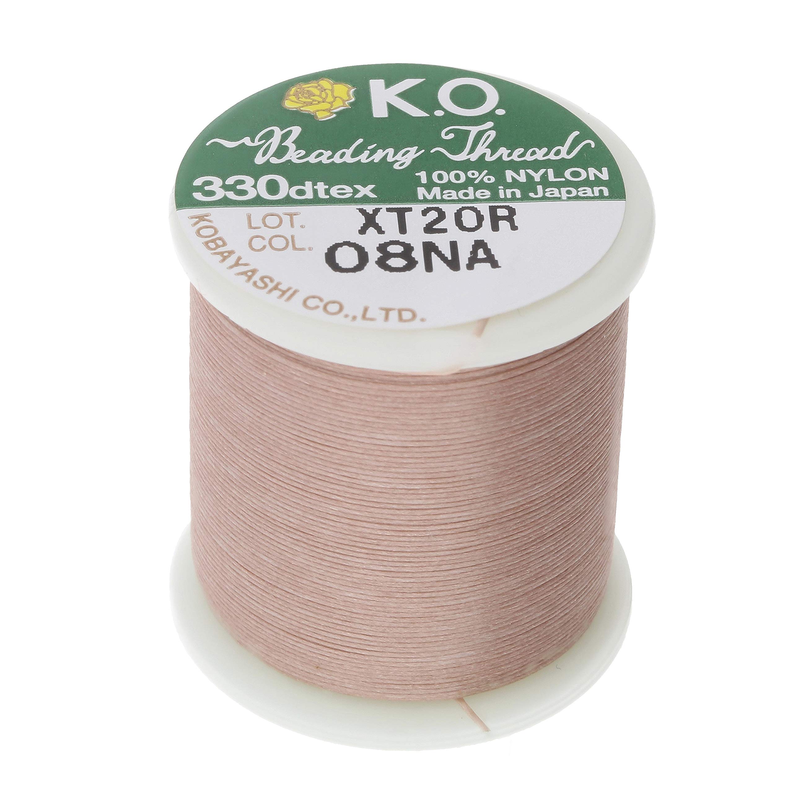 Amazon.com: KO Nylon Beading Thread, Natural Color, Japanese Pre-Waxed ...