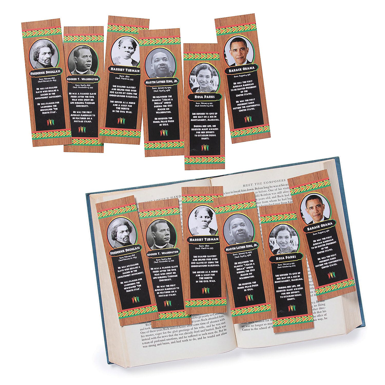 Amazon.com: Bulk 144 Pieces Black History Month Bookmarks : Office Products