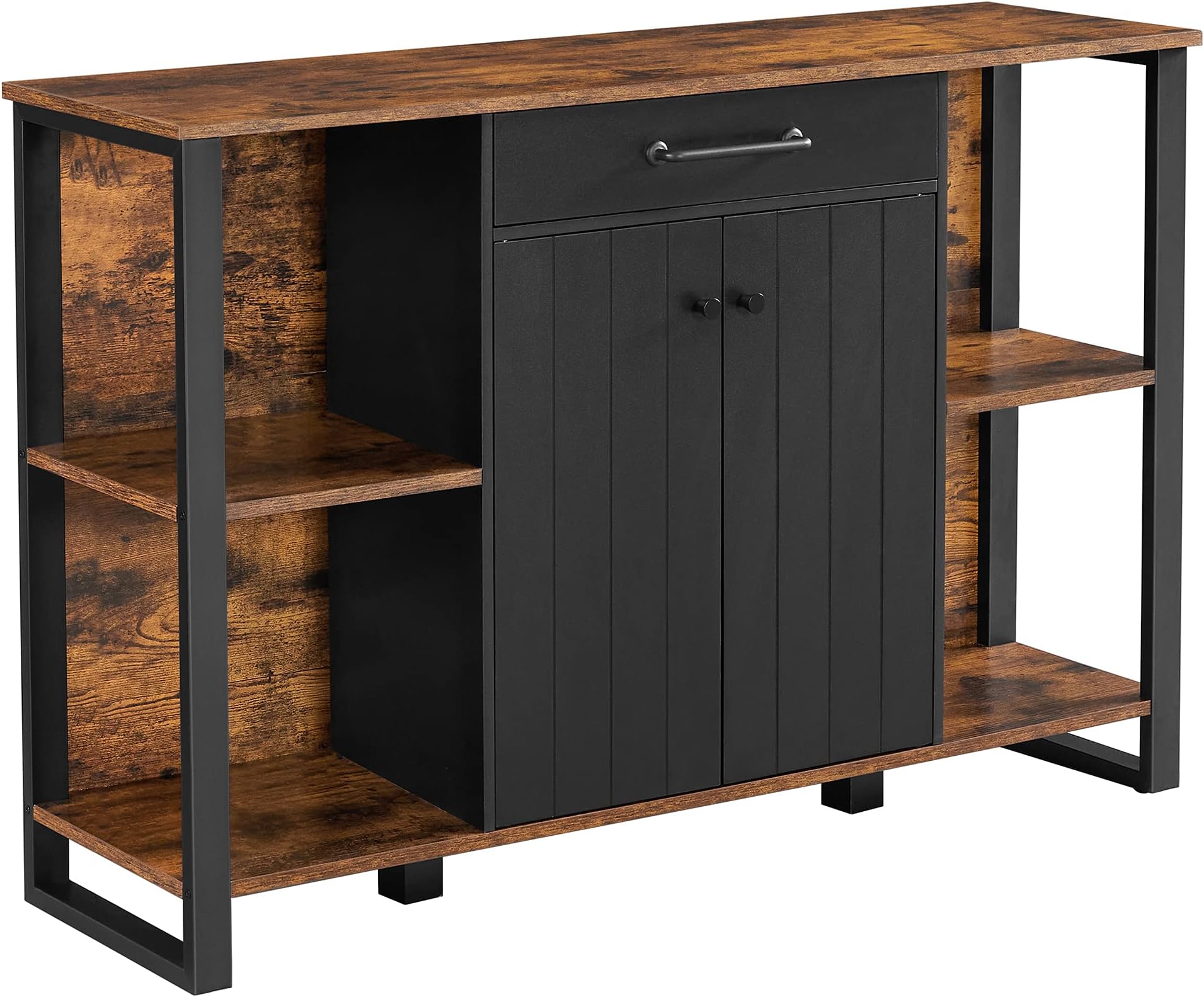Amazon.com - IRONCK Sideboard Buffet Cabinet with LED Light & Charging ...
