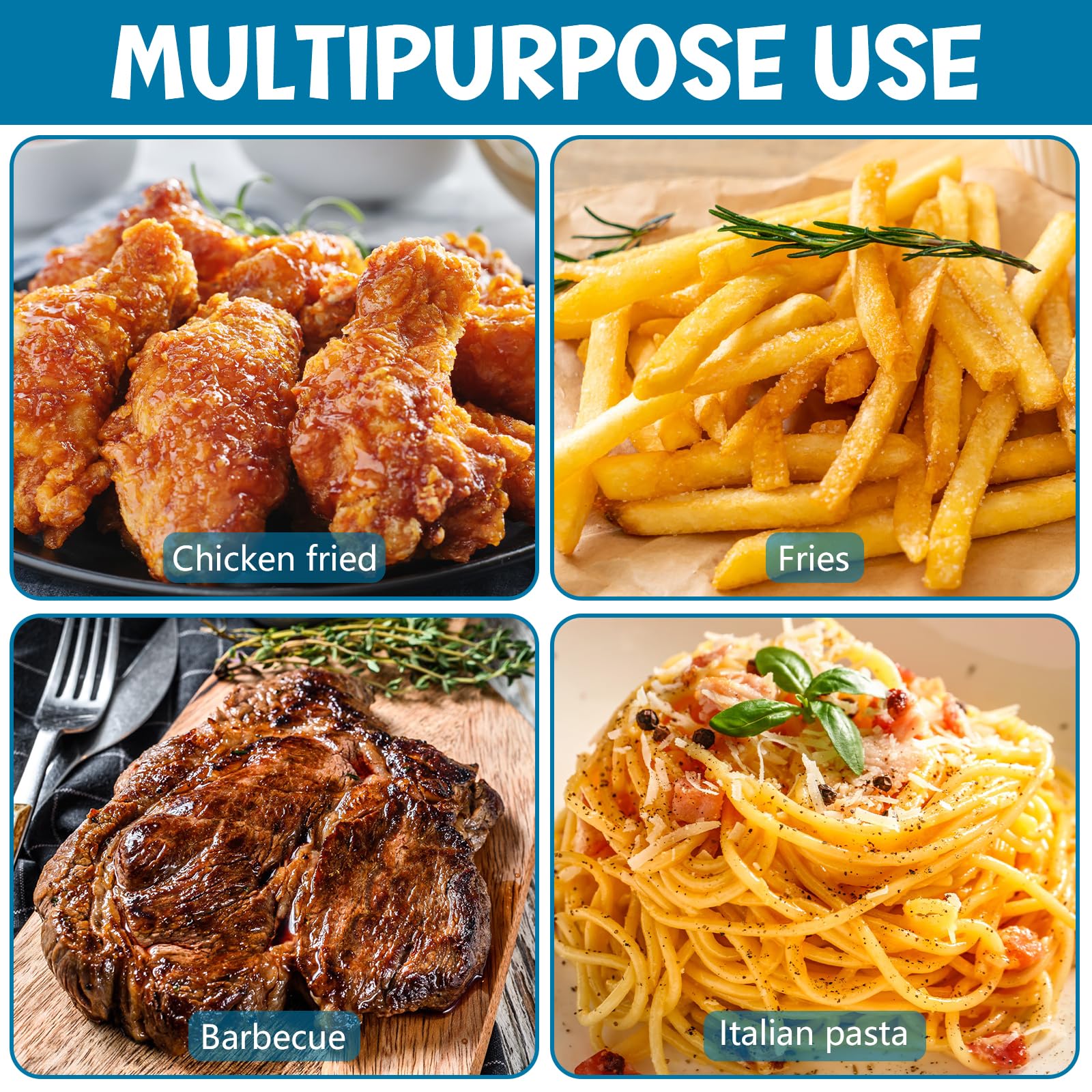 Snapklik.com : Mumufy 2 Pcs Square Fryer Skimmer Oil Skimmer For Deep ...