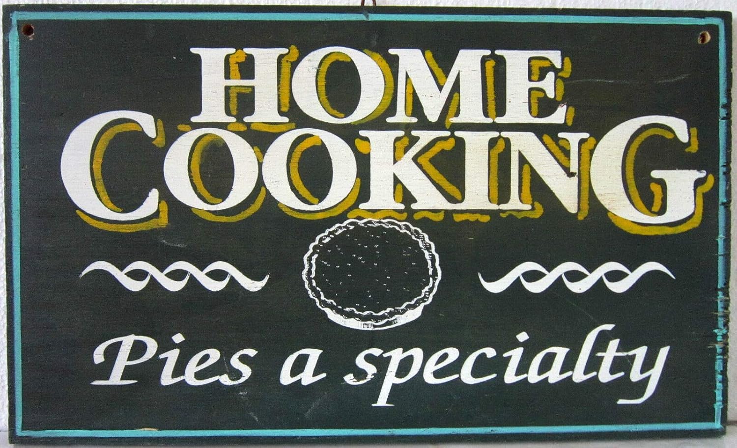Amazon.com: Vintage Home Cooking Pies a Speciality Metal Tin Sign Home ...