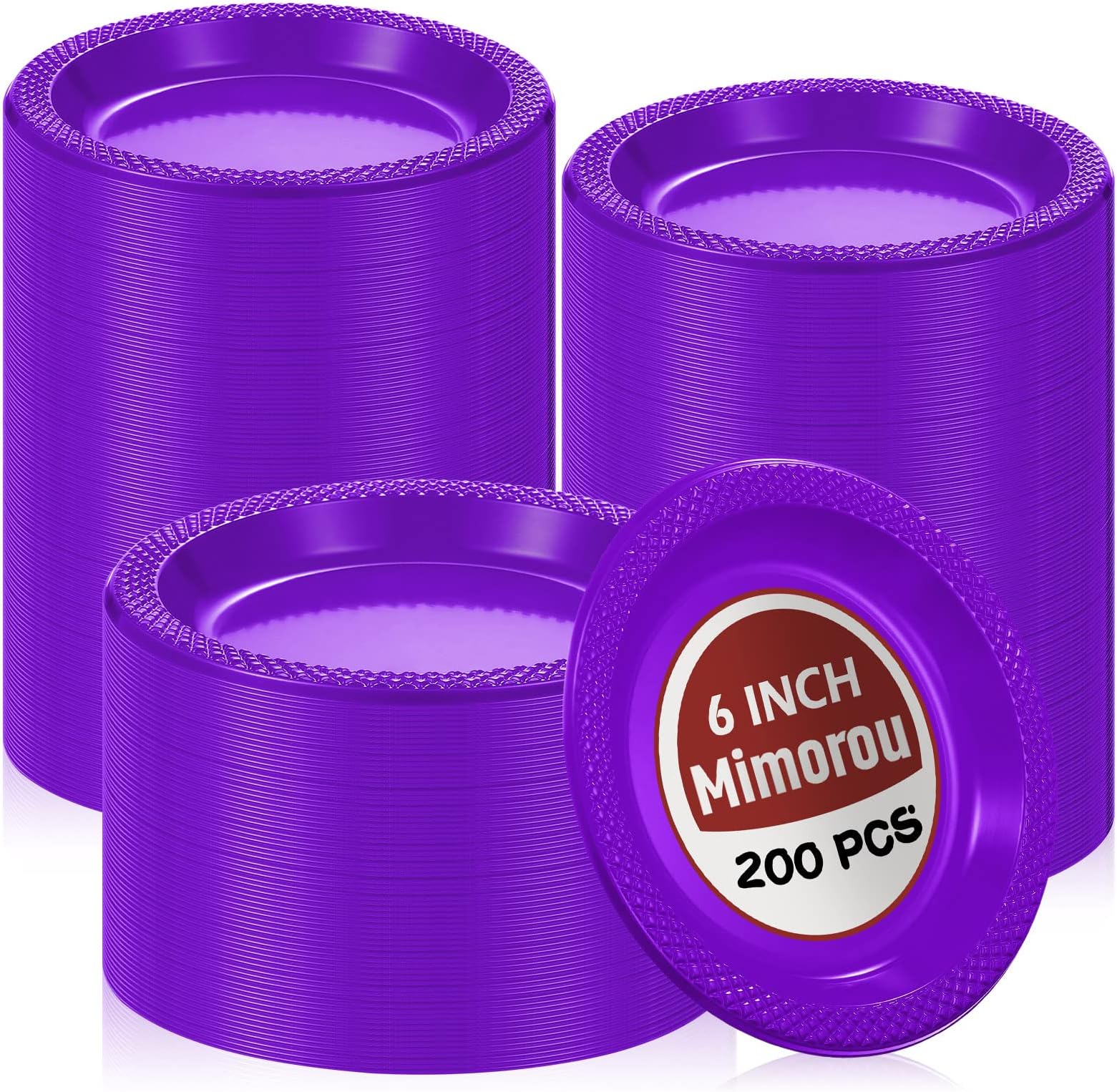 Amazon.com: Deep Purple Square Dessert Plates - 7" (Pack Of 16 ...