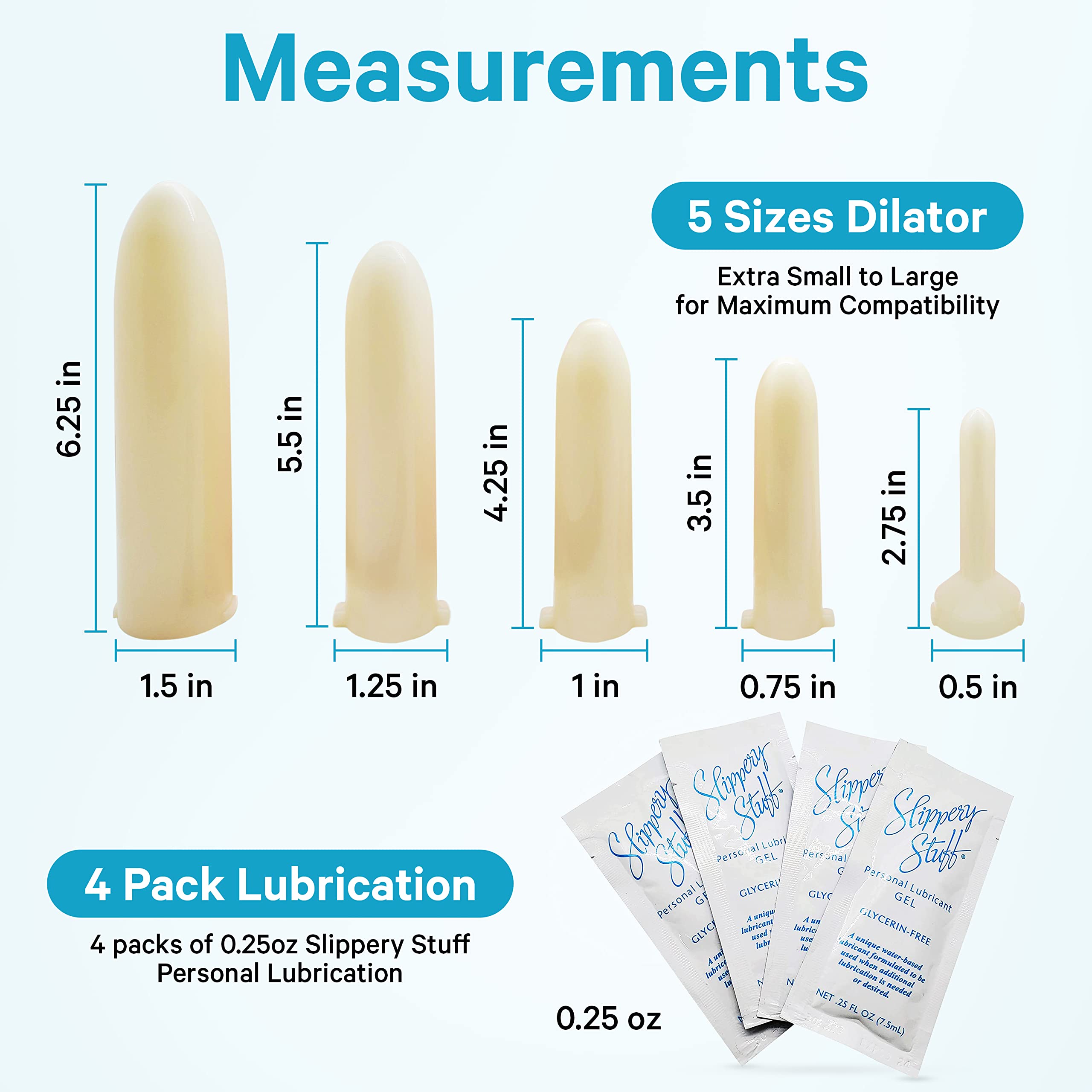 Set of 5 Plastic Dilator with...B084Z7V2W3 | Encarguelo.com