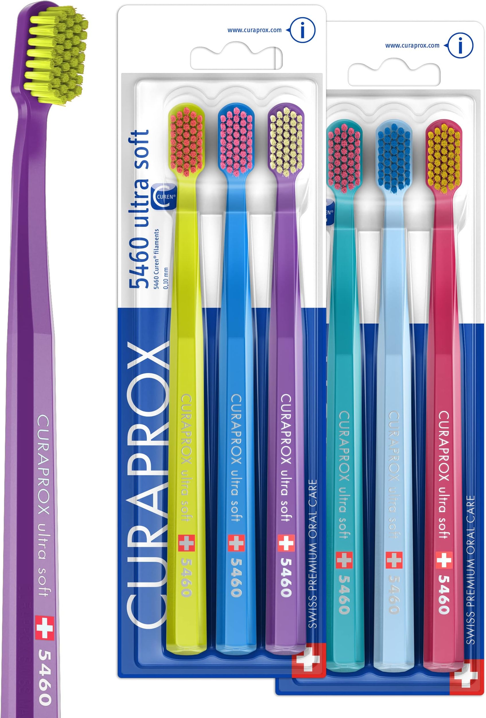 Amazon.com : Curaprox CS 1006 Special Tuft Toothbrush for Implants ...