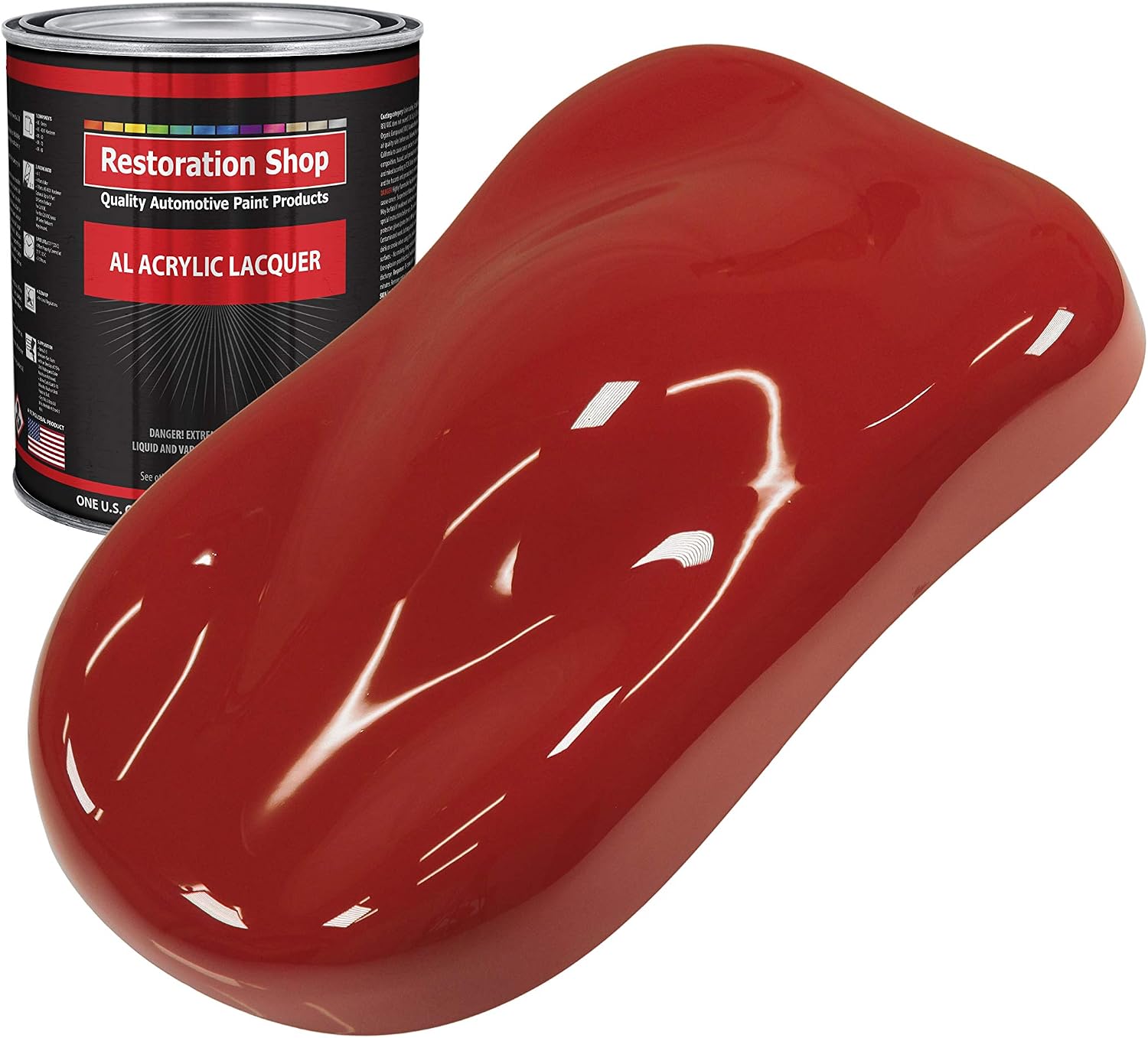 Amazon.com: Restoration Shop - Jalapeno Bright Red Acrylic Lacquer Auto ...