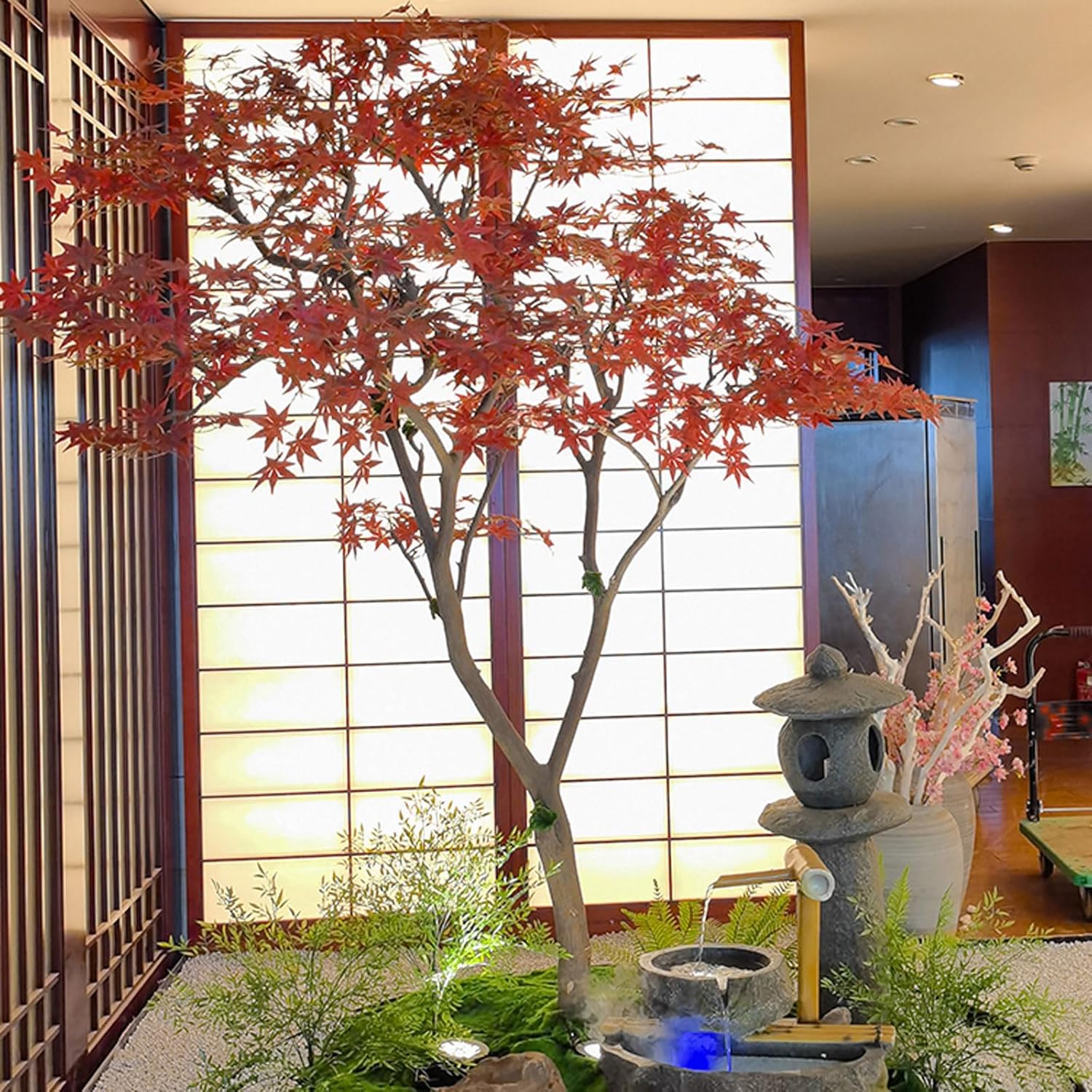 Amazon.com: ESRADA Realistic Artificial Japanese Maple Tree for Indoor ...