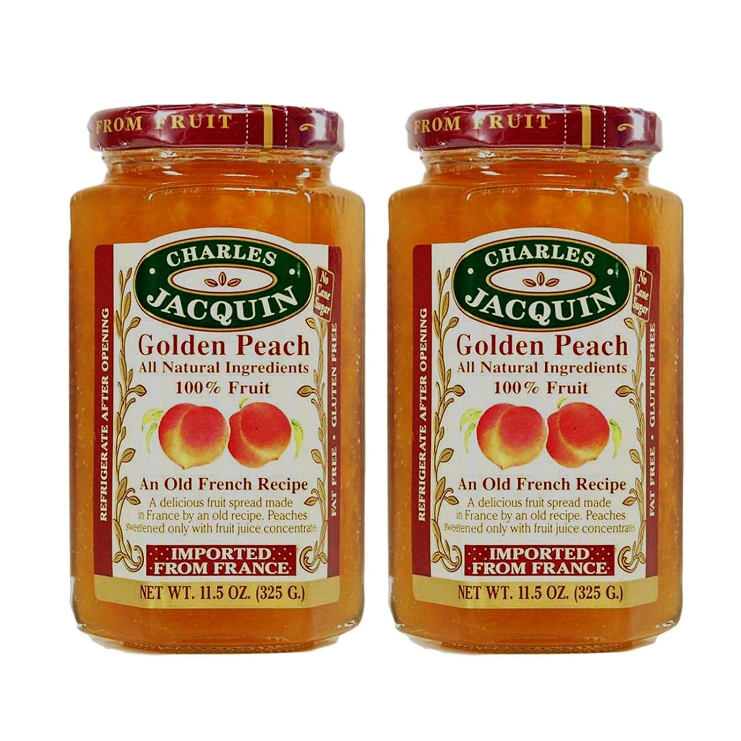 Amazon.com : Charles Jacquin French All Natural Fruit Spread 11.5 Ounce ...