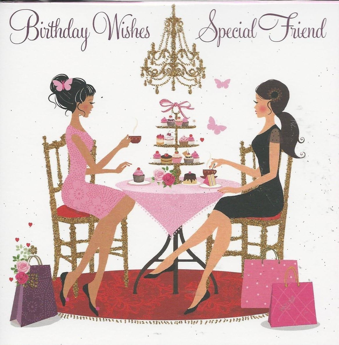 BIRTHDAY CARD SPECIAL FRIEND BIRTHDAY CARD BY PIZAZZ : Amazon.co.uk ...