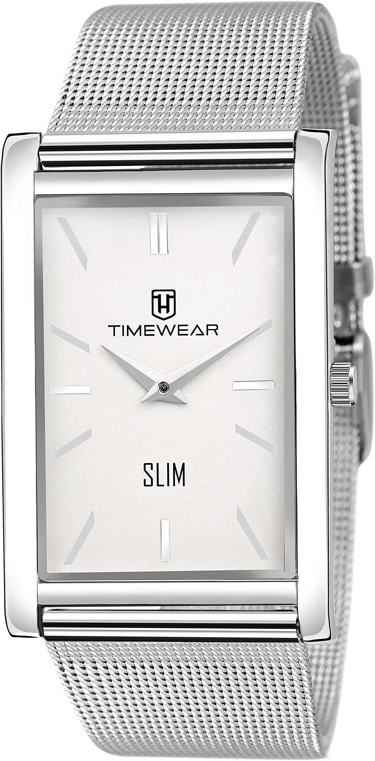 TIMEWEAR Men Slim Series Two Hands Stainless Steel Chain Analog Watch ...