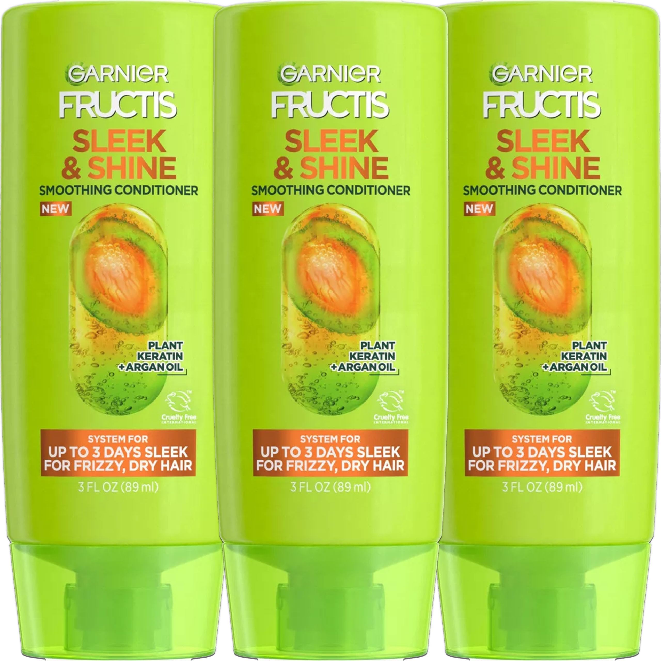 Amazon.com : Garnier Fructis Sleek & Shine Travel Conditioner, 3 Pack ...