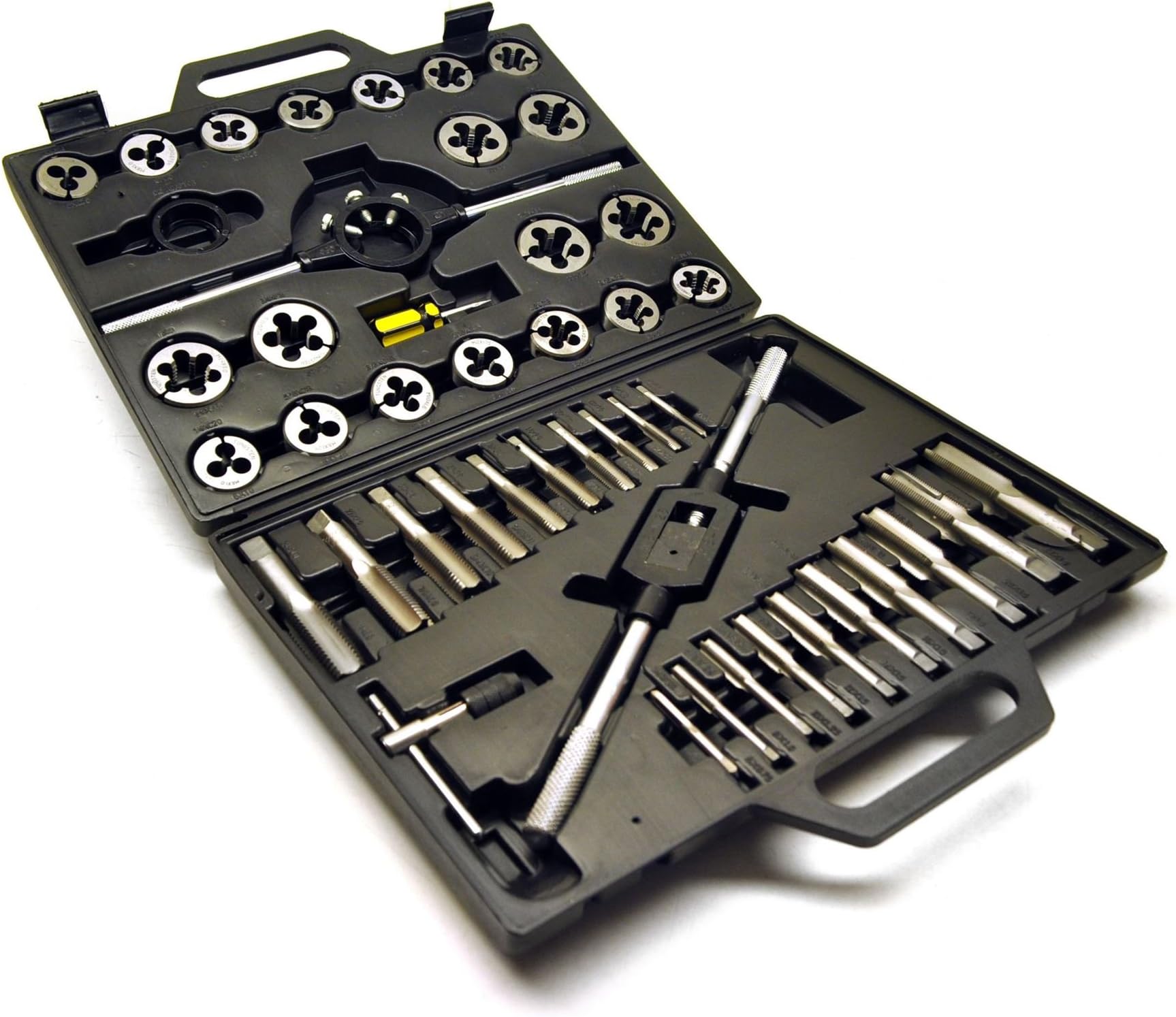 Metric 45pc large Tap And Die Set Rethreading/Rethreader Tool M6 - M24 ...