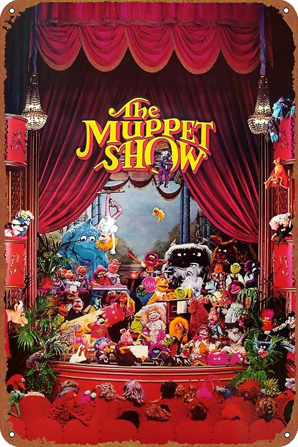 Amazon.com: The Muppet Show Movie Poster Funny Novelty Metal Tin Sign ...