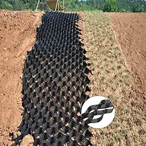 Amazon.co.jp: Outdoor Patio Embankment Geogrid Ground Support Mesh for ...