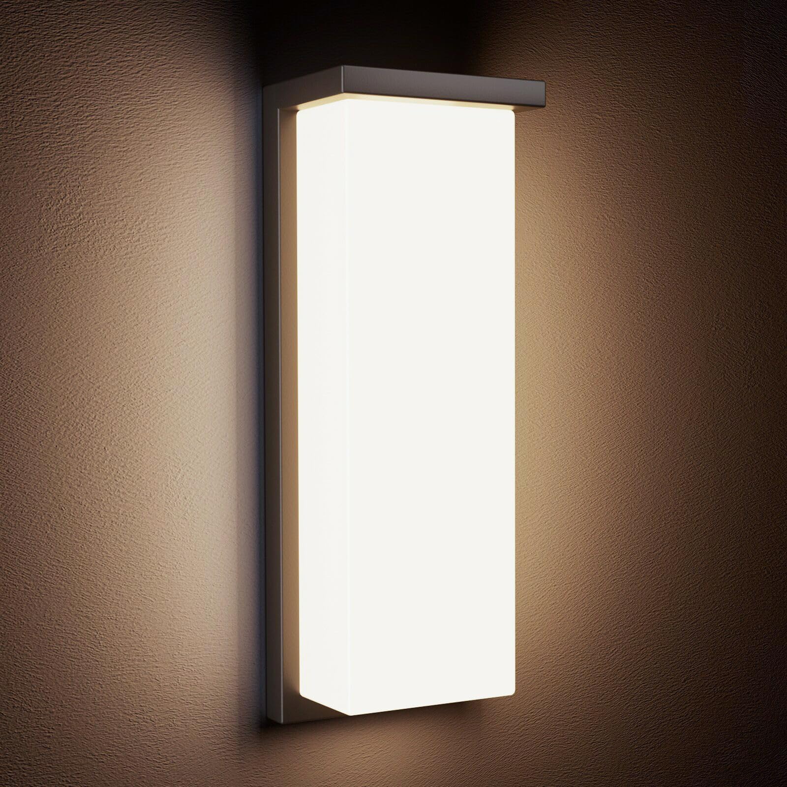 Degruand 18W Modern Outdoor Lights for House, Front Porch Lights ...