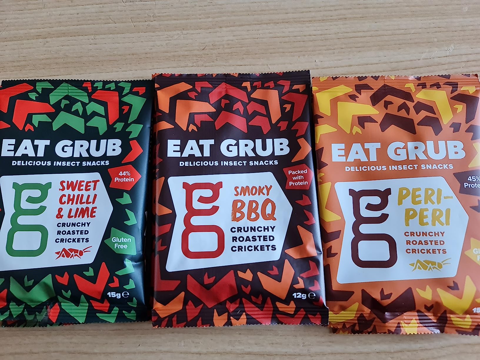 Eat Grub: Crunchy Roasted Crickets: 12 Packs (180g) - Sweet Chilli ...