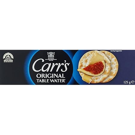 Carrs Table Water Biscuits 125g : Amazon.co.uk: Grocery
