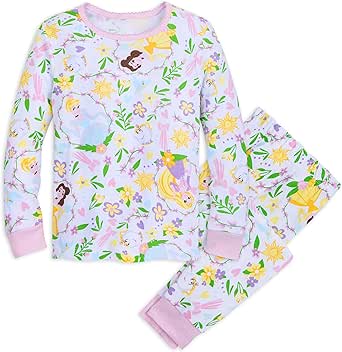 Amazon.com: Disney Princess PJ PALS Set for Girls Size 2 Multi ...
