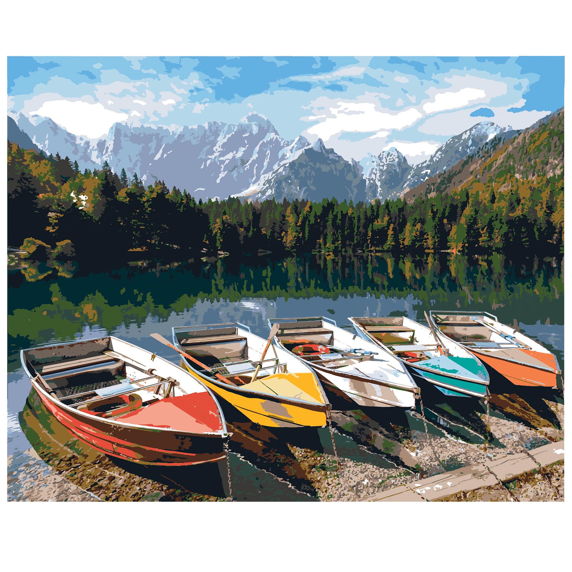 Amazon.com: ArtSkills Paint by Number, Framed Paint by Numbers Kit for ...