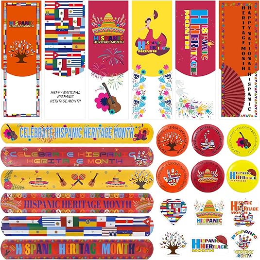 Amazon.com: 120 Pcs Hispanic Heritage Month Decorations Giveaways Bulk ...