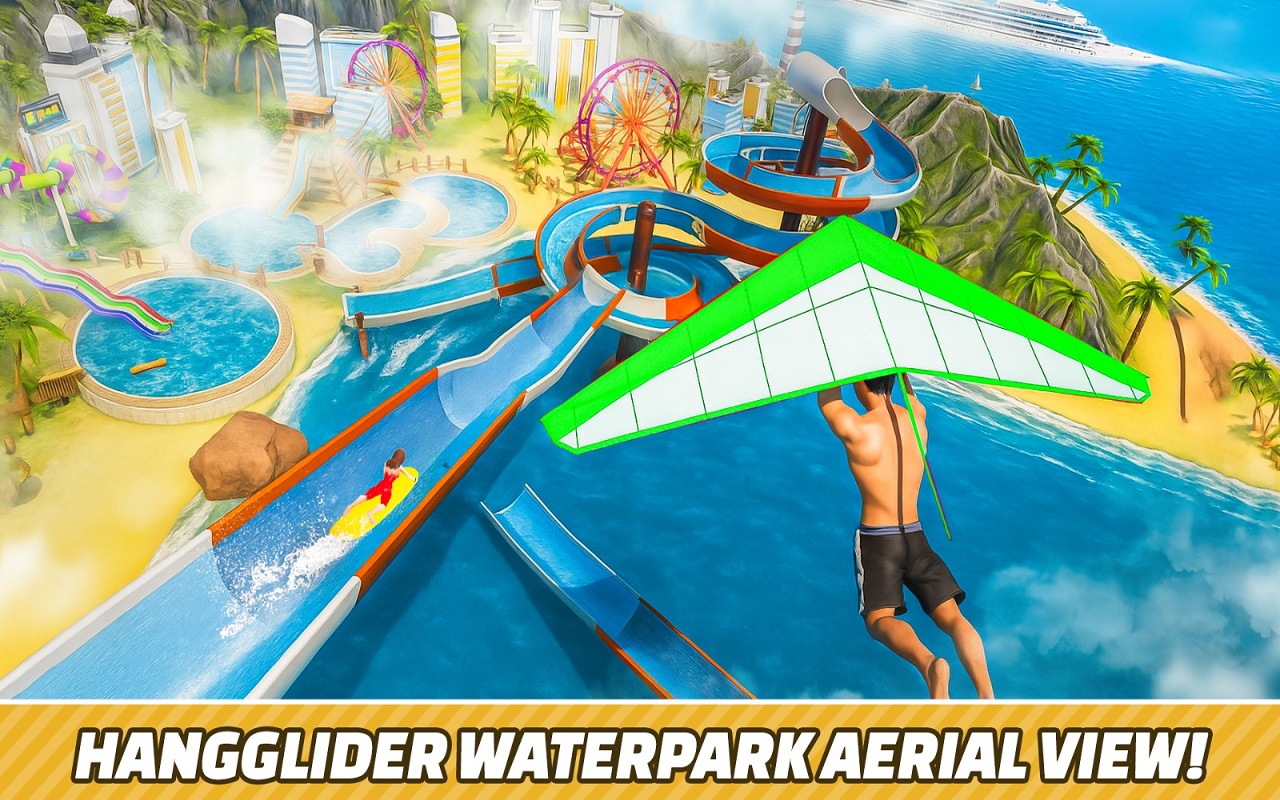 Water Slide Real Aqua Park Racing Games - Fun Racing Adventure Games 3D ...